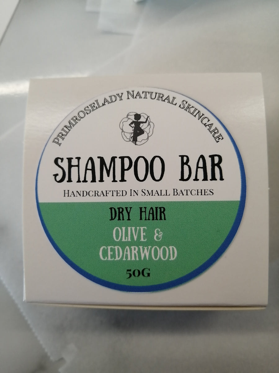 Dry Hair Shampoo Bar: Olive & Cedarwood – PrimroseLady